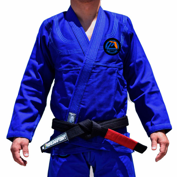Gracie Fishhawk Jiu-Jitsu Academy Gi - Black and Blue #371 - Break Point FC