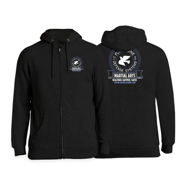 Plus One Defense Systems Academy Zip-Up Hoodies #8064 D - Break Point FC