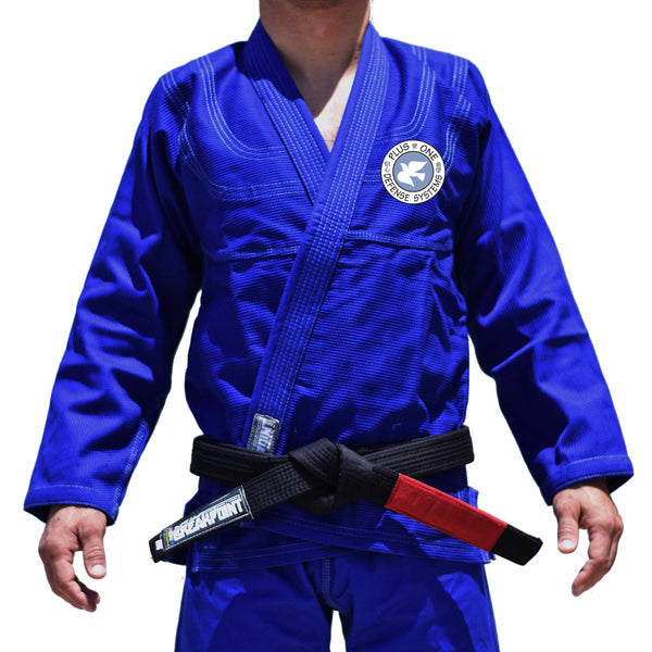 Plus One Defense Systems Academy Gi - Black and Blue #624 A - Break ...