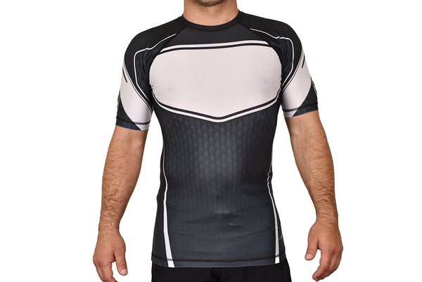 CFS Jiu Jitsu Academy Rash Guards Black/White #1207 - Break Point FC