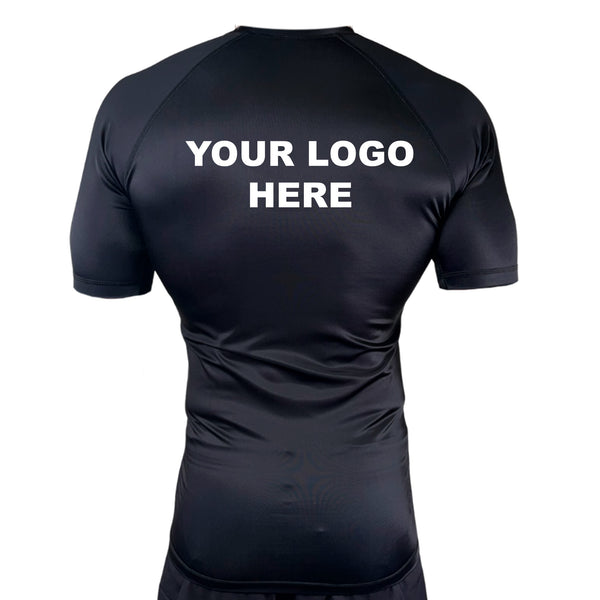 Academy Rash Guards Short Sleeves All Black - Break Point FC