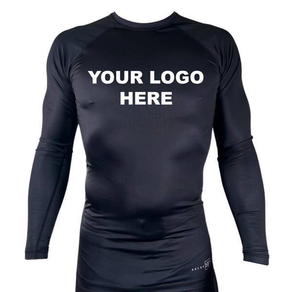 Academy Rash Guards Long Sleeves All Black - Break Point FC